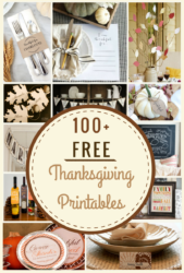 100 Free Thanksgiving Printables - Prudent Penny Pincher