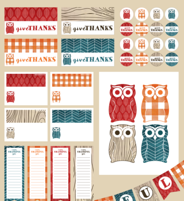 100 Free Thanksgiving Printables - Prudent Penny Pincher