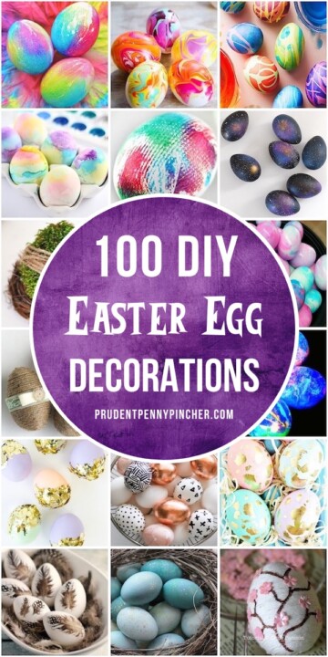 100 DIY Easter Egg Decorating Ideas - Prudent Penny Pincher