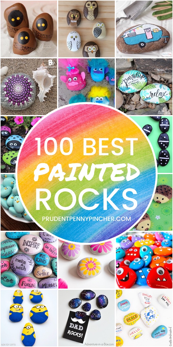 100 Best Painted Rocks - Prudent Penny Pincher