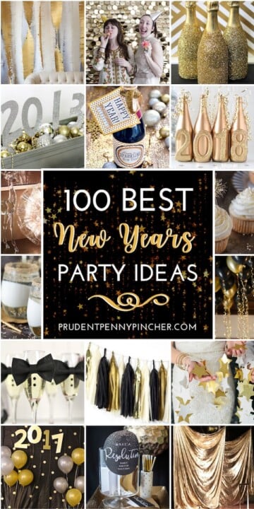 50 Dollar Store New Years Eve Party Ideas - Prudent Penny Pincher