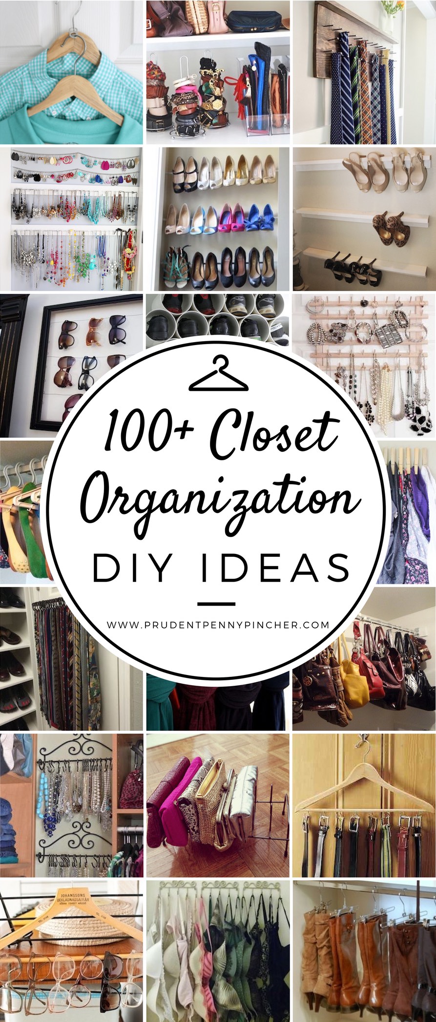 100 Best DIY Closet Organization Ideas Prudent Penny Pincher