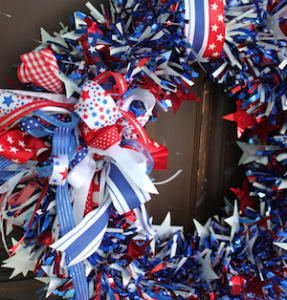 50 Best DIY 4th of July Wreaths - Prudent Penny Pincher