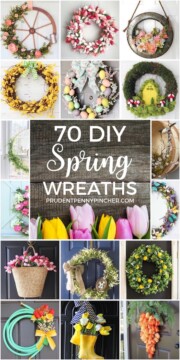 70 Best DIY Spring Wreath Ideas - Prudent Penny Pincher