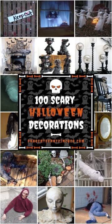 100 Best DIY Scary Halloween Decorations - Prudent Penny Pincher