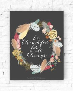 100 Free Thanksgiving Printables - Prudent Penny Pincher