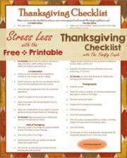 100 Free Thanksgiving Printables - Prudent Penny Pincher