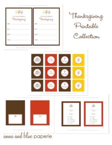100 Free Thanksgiving Printables - Prudent Penny Pincher