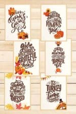 100 Free Thanksgiving Printables - Prudent Penny Pincher