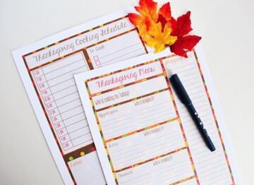 100 Free Thanksgiving Printables - Prudent Penny Pincher