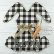 Dollar Store Farmhouse Easter Bunny Decor - Prudent Penny Pincher