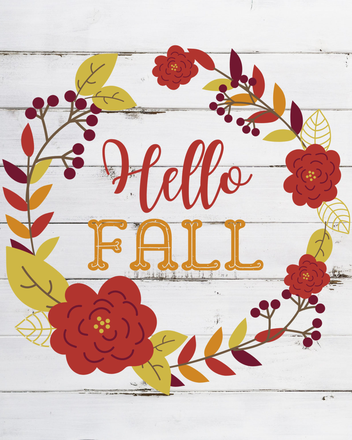 30 Free Fall Printables for Fall Decorating - Prudent Penny Pincher
