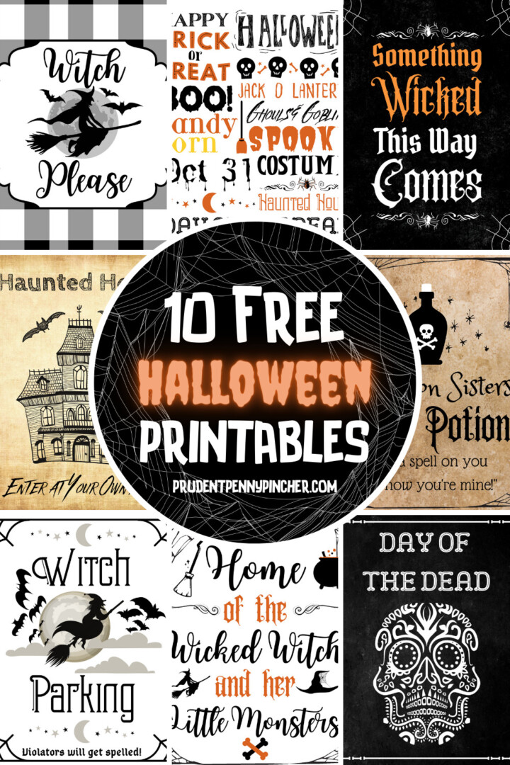 50 DIY Halloween Signs - Prudent Penny Pincher