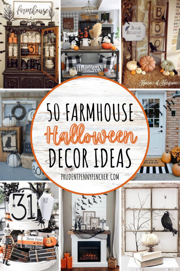 50 Farmhouse Halloween Decorations - Prudent Penny Pincher