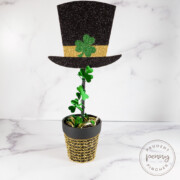 Dollar Tree Shamrock Craft for St Patrick's Day - Prudent Penny Pincher