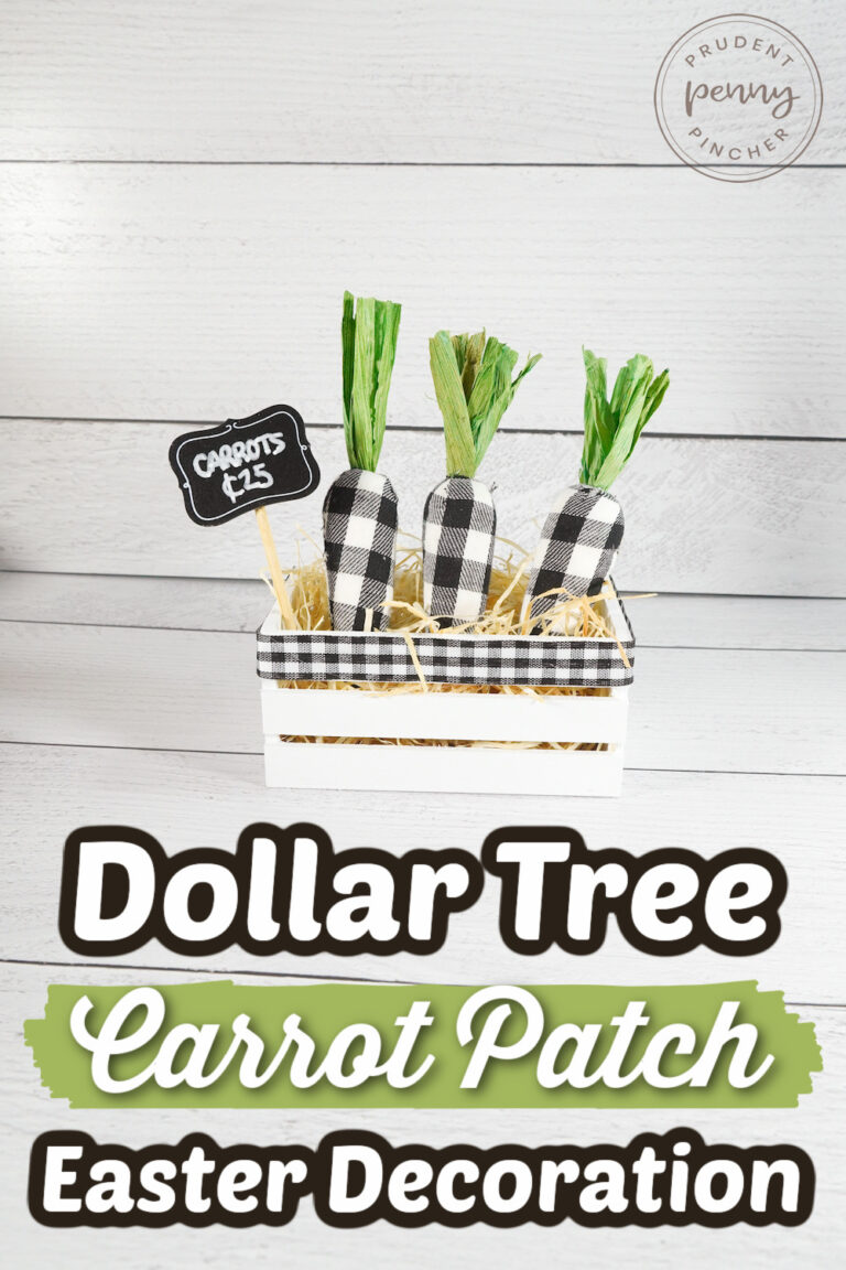 Dollar Tree Carrot Patch Farmhouse Easter Decoration - Prudent Penny ...