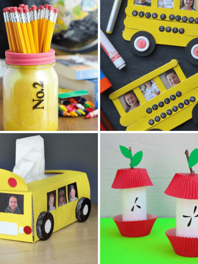 50 Easy Back to School Crafts for Kids - Prudent Penny Pincher