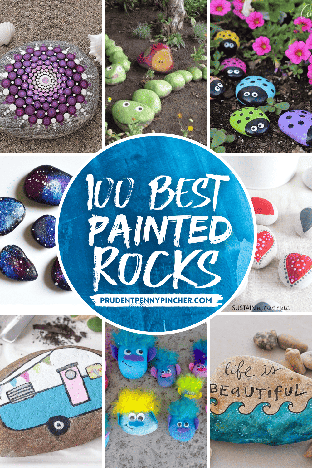 100 Best Painted Rocks - Prudent Penny Pincher
