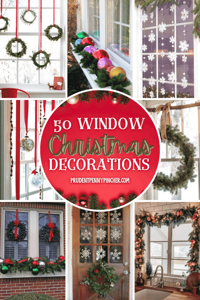50 Christmas Window Decorations - Prudent Penny Pincher