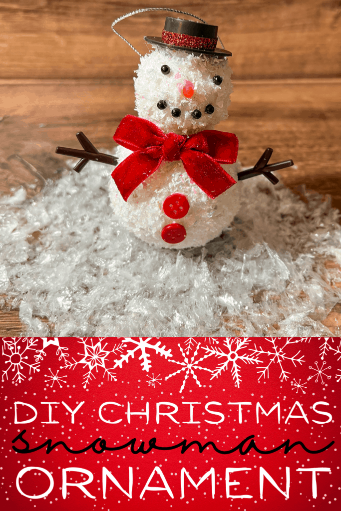 Easy DIY Snowman Ornament - Prudent Penny Pincher