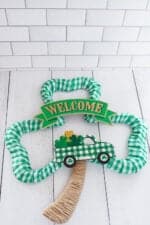 Dollar Tree DIY Shamrock Wreath - Prudent Penny Pincher