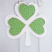 Dollar Tree Shamrock Craft for St Patrick's Day - Prudent Penny Pincher