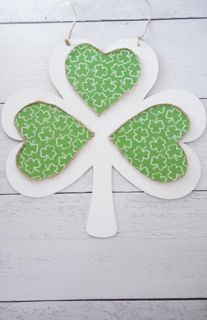 Dollar Tree Shamrock Craft for St Patrick's Day - Prudent Penny Pincher