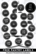 500 Free Printable Labels for Organization - Prudent Penny Pincher