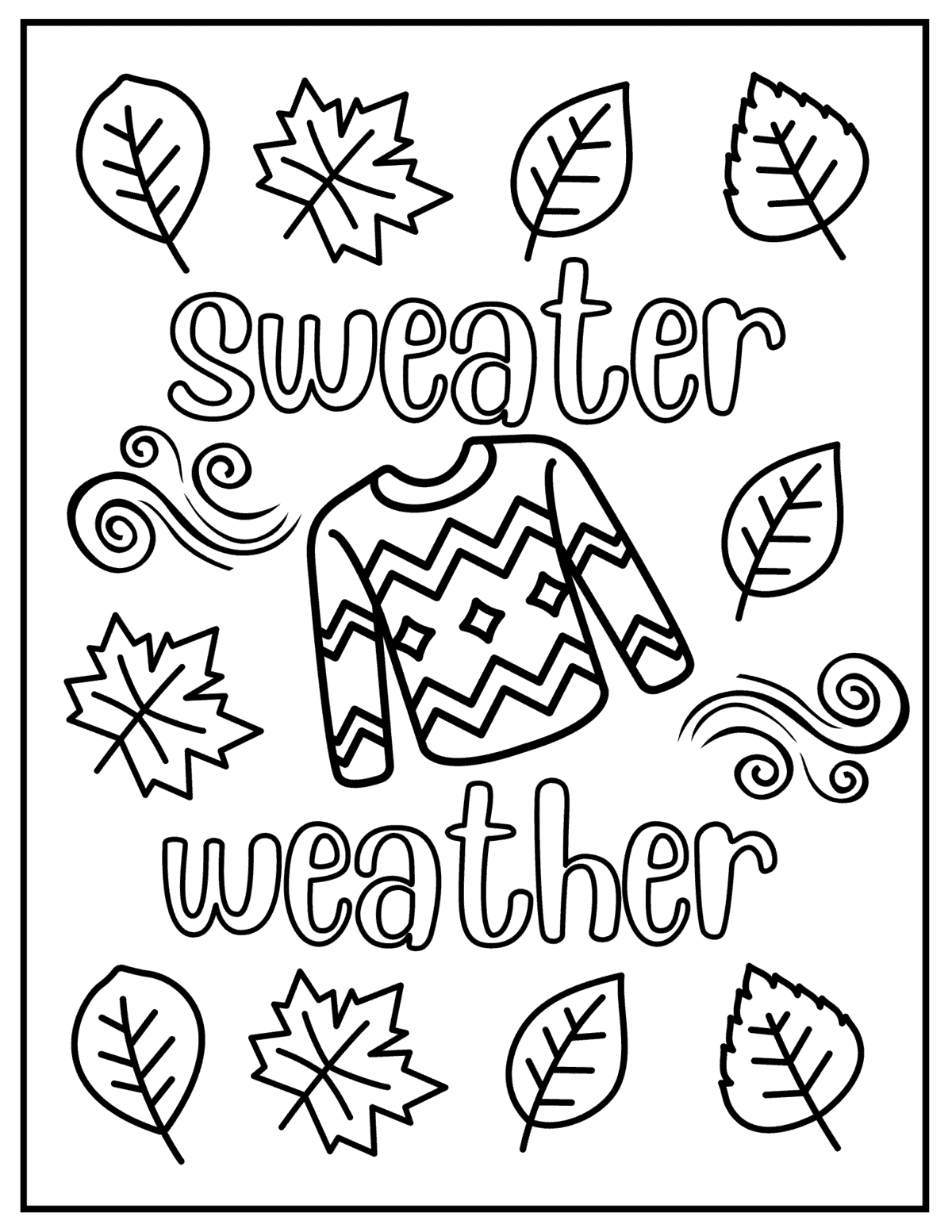 Free Fall Coloring Pages For Middle School Free Fall Coloring Pages For Middle School