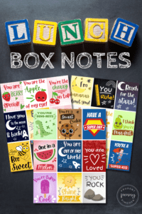 27 Free Printable Lunch Box Notes for Kids - Prudent Penny Pincher