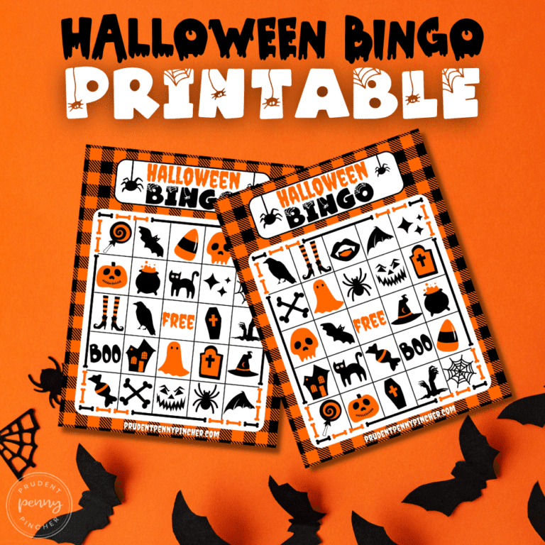 10 Free Thanksgiving Bingo Printable Game - Prudent Penny Pincher