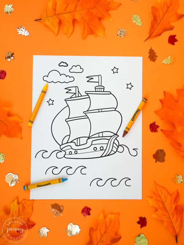 20 Free Thanksgiving Coloring Pages for Kids and Adults - Prudent Penny ...