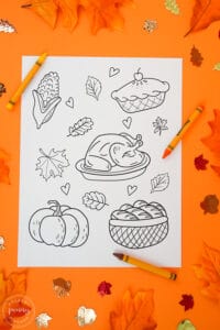 20 Free Thanksgiving Coloring Pages for Kids and Adults - Prudent Penny ...