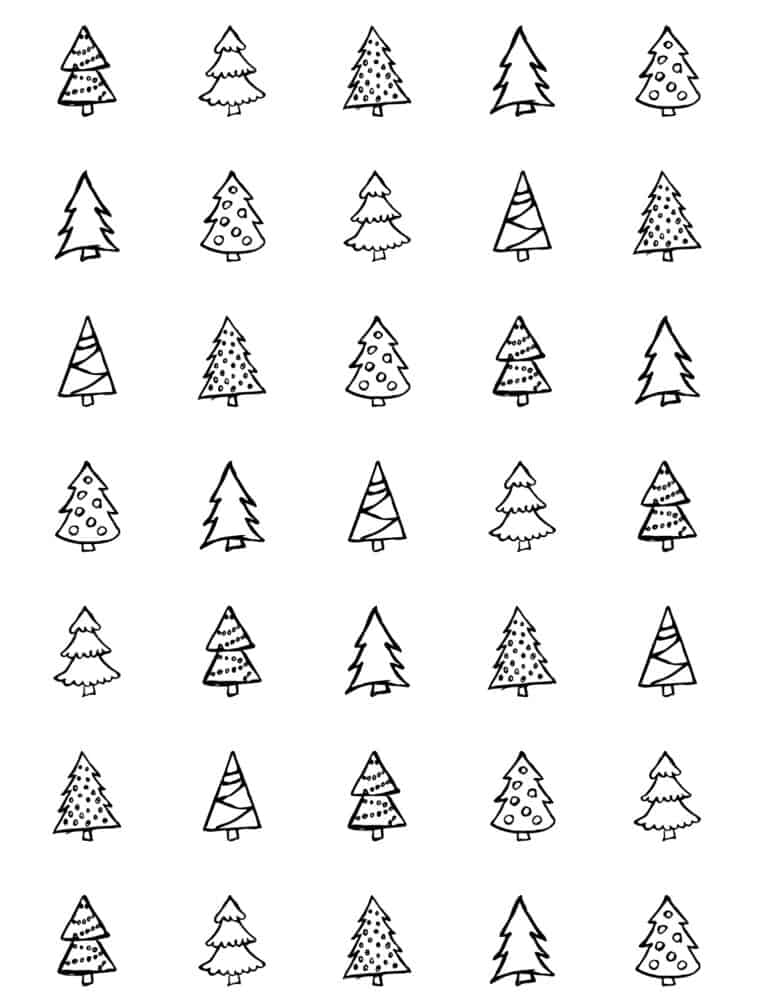 50 Free Christmas Coloring Pages for Kids - Prudent Penny Pincher
