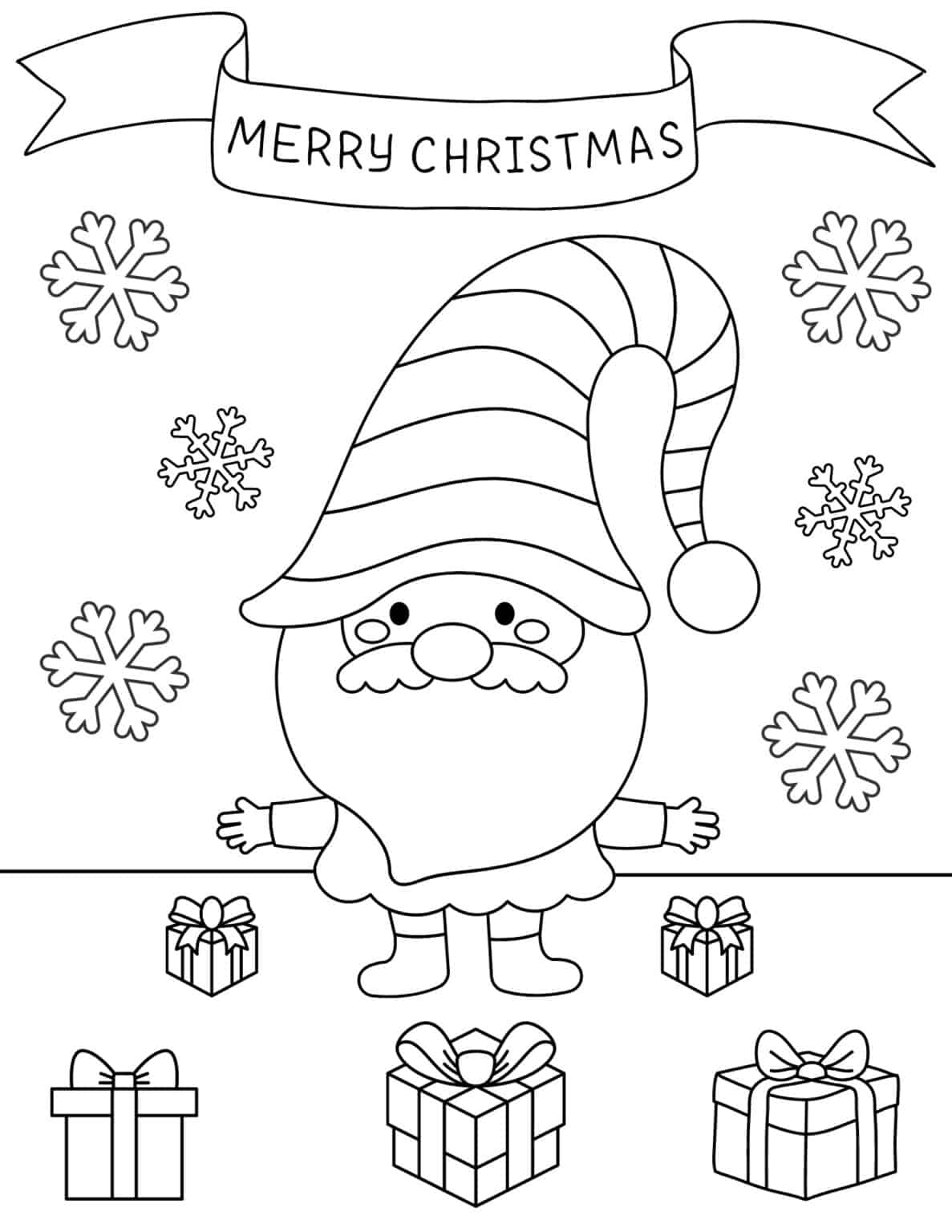 150 Free Christmas Coloring Pages for Kids - Prudent Penny Pincher