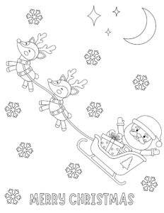 150 Free Christmas Coloring Pages for Kids - Prudent Penny Pincher