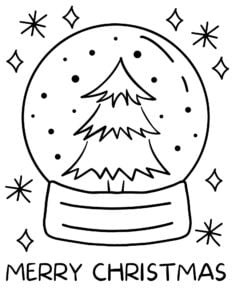 50 Free Christmas Coloring Pages for Kids - Prudent Penny Pincher