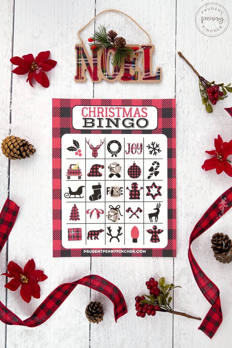 Free Christmas Bingo Printable - Prudent Penny Pincher