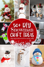50 Cute Snowman Crafts for Kids and Adults - Prudent Penny Pincher