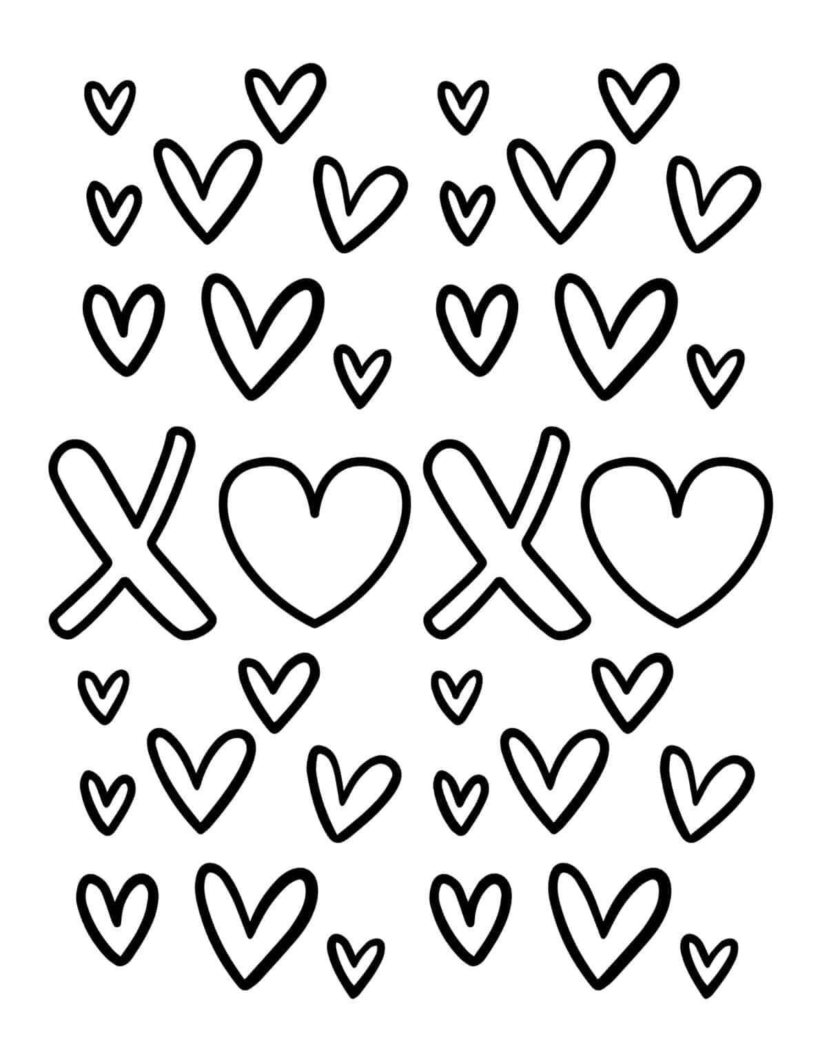 20 Free Valentine's Day Coloring Pages for Kids - Prudent Penny Pincher