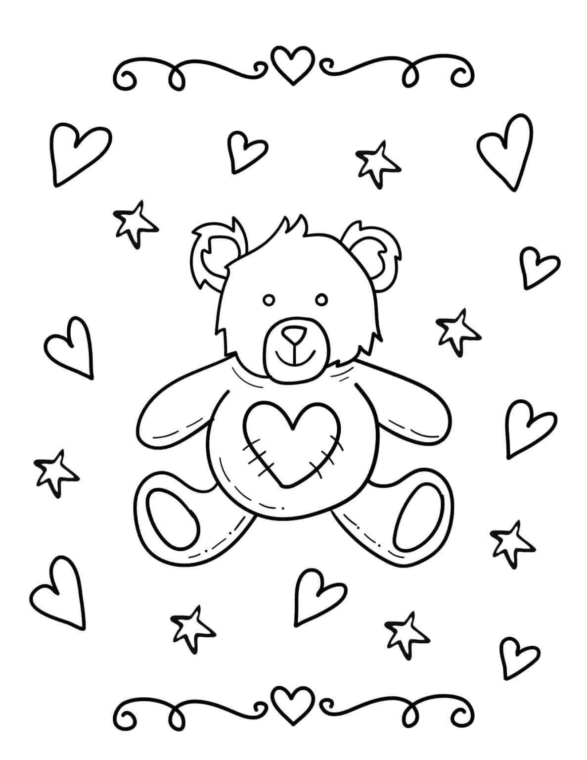 20 Free Valentine's Day Coloring Pages for Kids - Prudent Penny Pincher