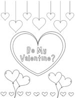 20 Free Valentine's Day Coloring Pages for Kids - Prudent Penny Pincher