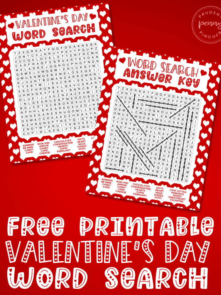 Free Printable Teacher Valentine Tags - Prudent Penny Pincher