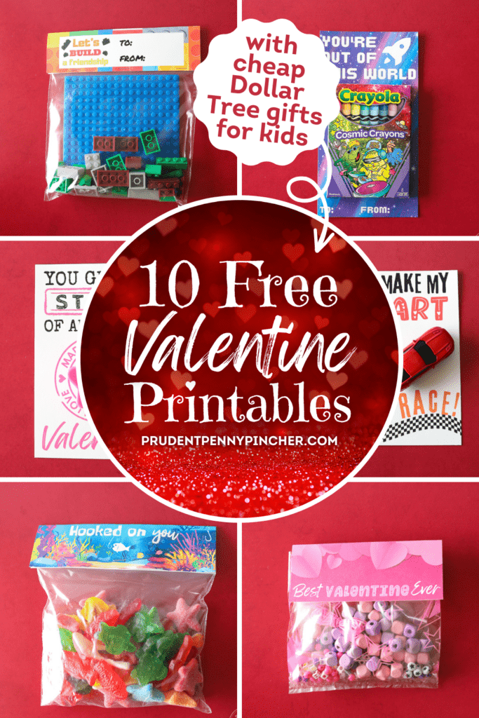 10 Free Printable Valentine Cards for Kids - Prudent Penny Pincher