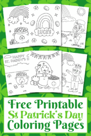 20 Free St Patrick's Day Coloring Pages for Kids - Prudent Penny Pincher