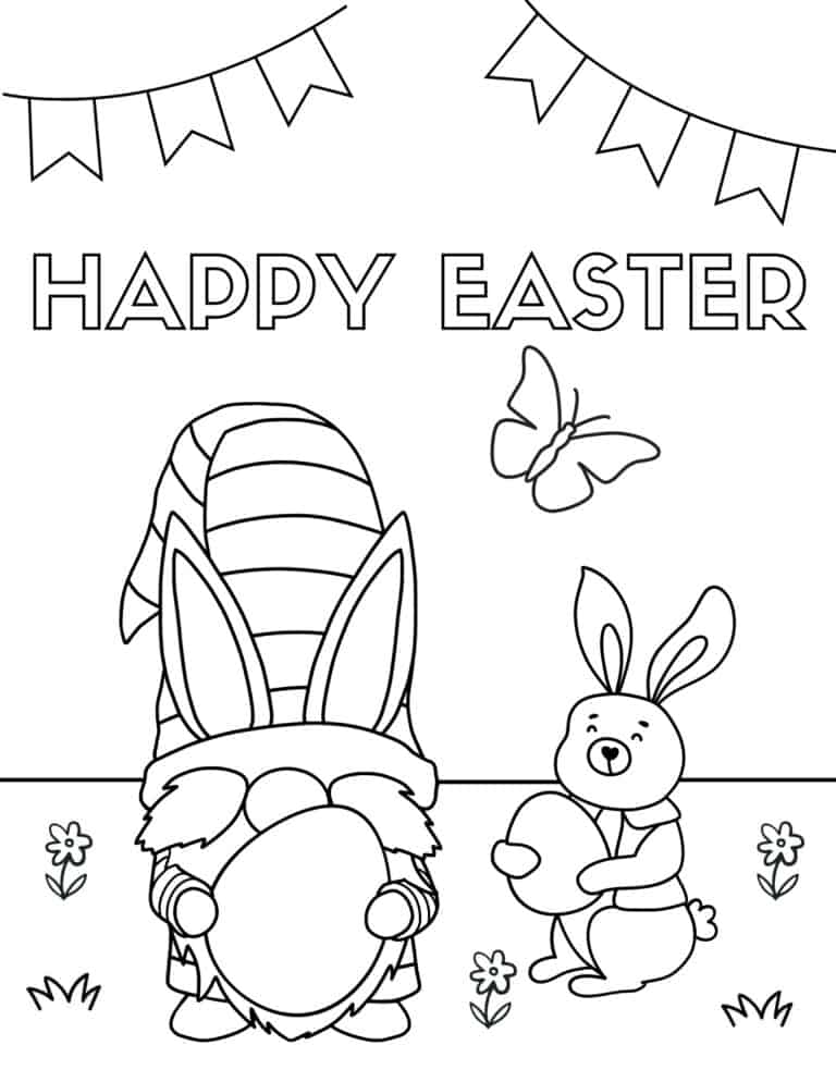25 Free Printable Easter Coloring Pages for Kids - Prudent Penny Pincher