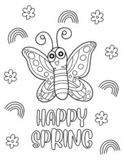 30 Free Spring Coloring Pages for Kids - Prudent Penny Pincher