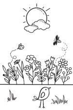 30 Free Printable Flower Coloring Pages for Kids - Prudent Penny Pincher