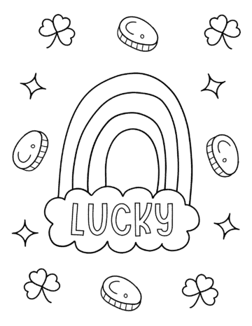 20 Free St Patrick's Day Coloring Pages for Kids - Prudent Penny Pincher
