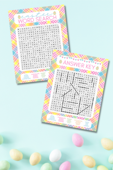 Free Printable Easter Word Search for Kids - Prudent Penny Pincher